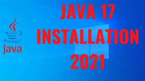 How To Install Latest Java Jdk 17 On Windows 10 2021 Update Step By