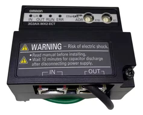 Modulo De Comunicaçao Ethercat 3g3ax Mx2 Ect Omron Frete Grátis