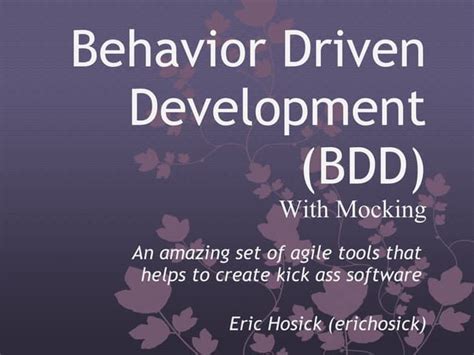 Bdd Agile Requirements Pdf