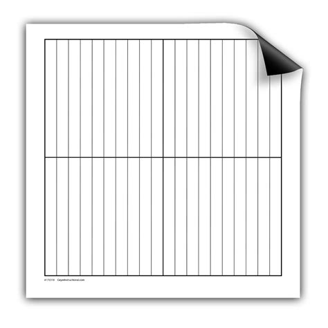 Dry Erase Magnet 4 Quadrants Xy Axis 23 X 24 1 Grid 175314
