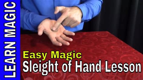 Magic Trick Revealed Sleight Of Hand Lessons Youtube