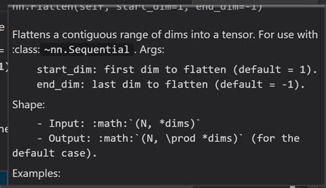 Why Does Nnflatten Not Exist Pytorch Forums