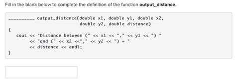 Solved What Is The Return Data Type Of The Following