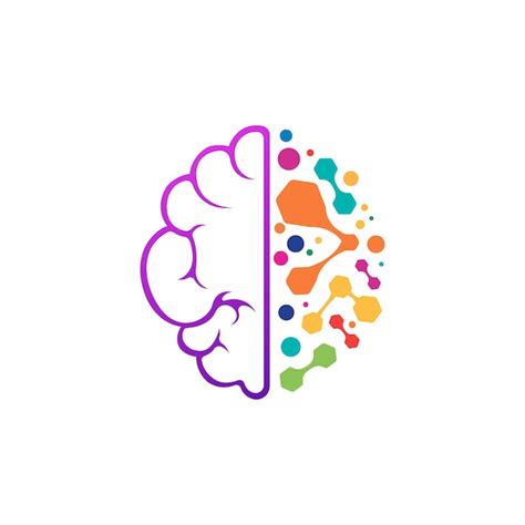Premium Vector Brain Logo Design Illustration Education Logo