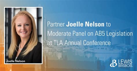 Joelle Nelson To Moderate Panel On Ab5 Legislation At Tla Annual