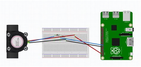 Python Flow Meter Raspberry Circuit And Problem Receiving Pulses