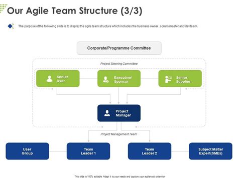 Our Agile Team Structure Project Ppt Powerpoint Presentation Outline Clipart Images