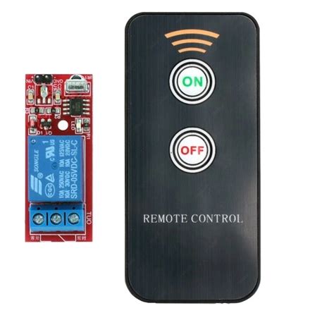 V RELAY MODULE WITH IR ARDUINO A REMOTE Prototype DIY