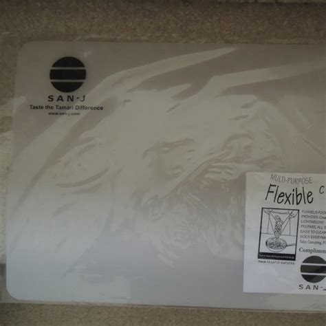 SAN J Kitchen Cutting Board Multi Purpose Flexible Mat 2 Sided