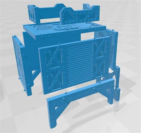 ⚔ Imperial Firebase・free Obj File For 3d Printing・cults