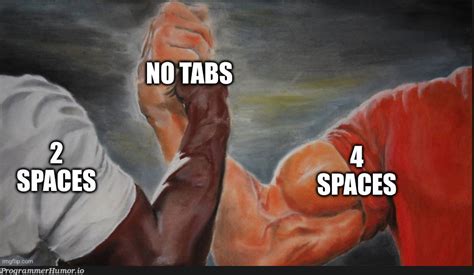 tabs vs spaces ·