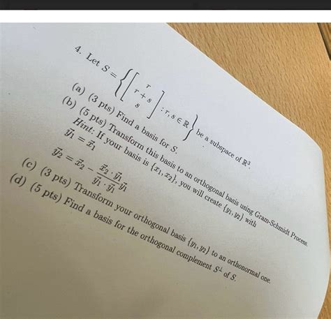 solved let s {[r ﻿r s s]} r s elemanıdır r} ﻿be a subspace