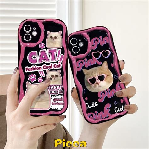 เคสโทรศัพท์มือถือ ขอบโค้ง ลายลูกสุนัข แมวน่ารัก 3d สําหรับ Oppo A95 A1k