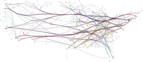 Airlines Undirected A Input Drawing B Force Directed Bundling