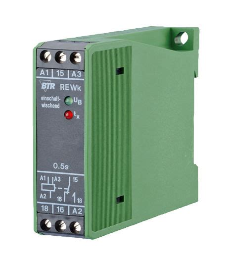 Electronic Relay Time Delay DIN Rail RITM Industry