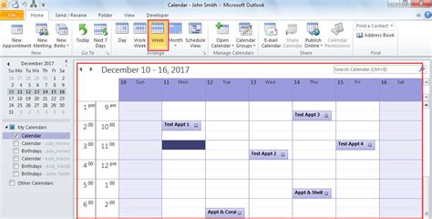 Outlook Calendar Week View Codie Devonne