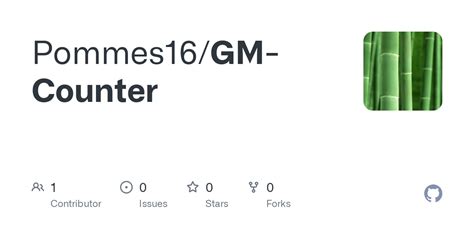 Github Pommes16 Gm Counter