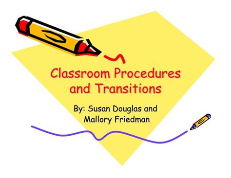Classroom Transitions Pdf