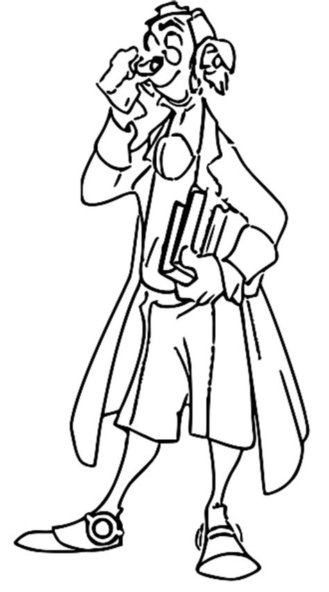 Treasure Planet Doppler Coloring Pages Cartoonized Wecoloringpage Com