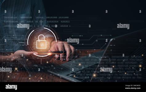 Digital Cybersecurity Information And Password Protection Login Access