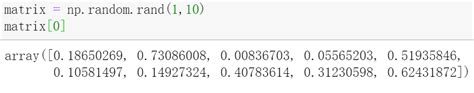 【numpy】一维数组与矩阵元素的提取取出第一维的第一矩阵 Csdn博客
