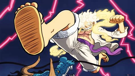 Luffy Gear 5 Vs Kaido In Dragon Form 2k Wallpaper Download