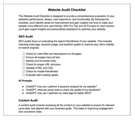 ai powered checklists the im dojo