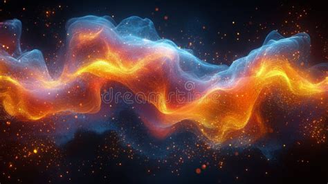 Colorful Abstract Wave Patterns Illustrating Vibrant Energy And Movement In A Digital Landscape