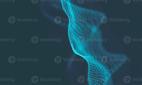Abstract Music Background Big Data Particle Flow Visualisation
