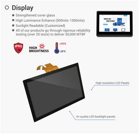7 인치 와이드 스크린 Tft Lcd 터치 스크린 모니터 Rca 비디오 오디오 입력