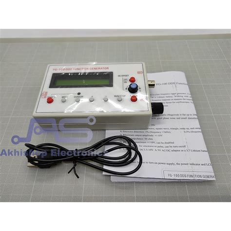 Jual Fg 100 Dds Function Generator Sine Rectangle Triangle And Sawtooth Shopee Indonesia