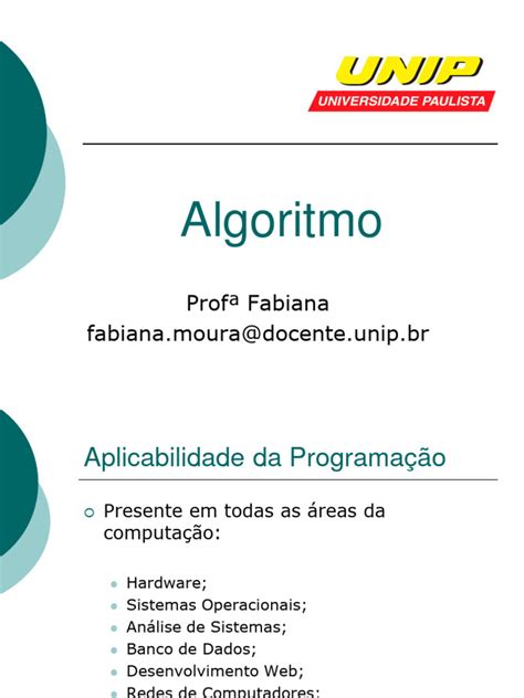 algoritmo pdf algoritmos variável ciência da computação