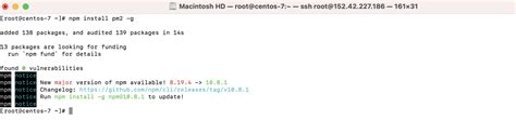 how to install pm2 on centos 7 devtutorial