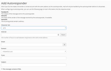 How To Set Up An Autoresponder In CPanel UKHost U