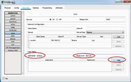 TACACS Configuration On Packet Tracer IpCisco