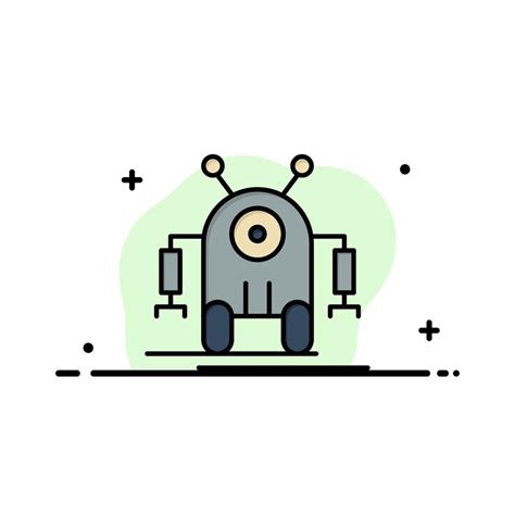 Human Robotic Robot Technology Business Logo Template Flat Color 14338297 Vector Art At Vecteezy