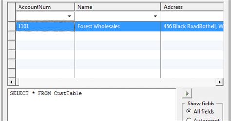 Dynamics Ax Dynamics Ax 2009 Shows Only One Line In Its Grids