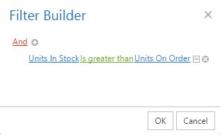 Filter Control ASP NET Web Forms Controls DevExpress Documentation