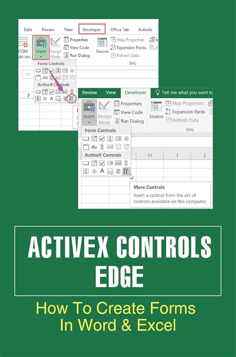 Activex Controls Edge How To Create Forms In Word And Excel
