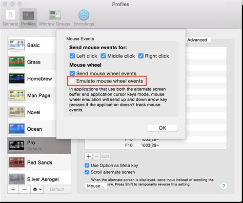 Macos Tmux Doesn T Respond To Scroll In OS X Yosemite Terminal