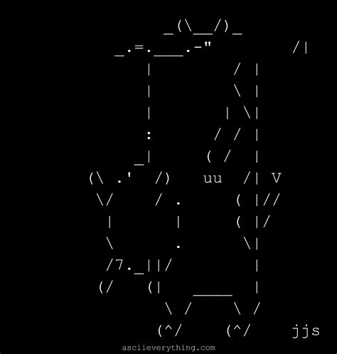Ascii Everything The Ultimate Ascii Art Collection People And Characters Ascii Art Text