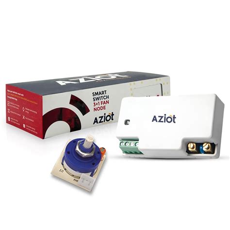 AZIOT Fan Smart Switch Wifi Bluetooth Communication Made In India Timer Function