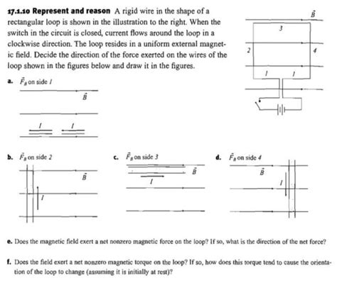 solved a rigid wire in the shape of a rectangular loop is