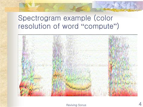 Ppt Spectrogram And Its Reading Powerpoint Presentation Free Download
