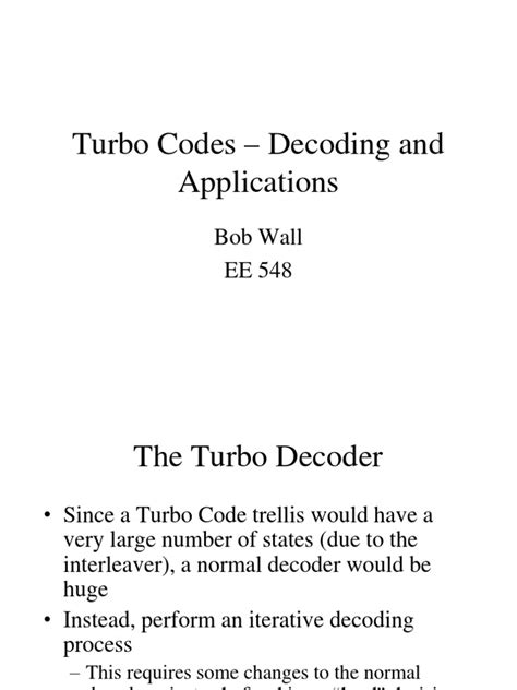 Pdf Turbo Codes Decoding Apps Dokumen Tips