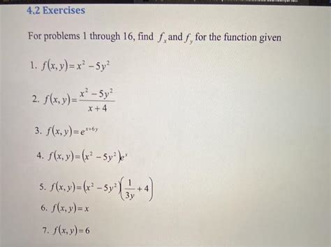 Solved Exercises For Problems Through Find F And Chegg