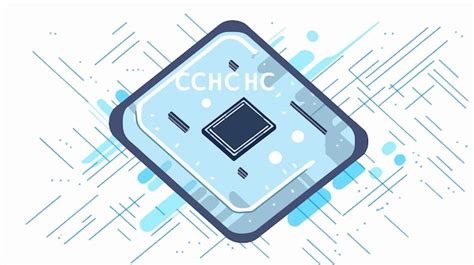 Vector Microchip Design Cpu For Information Communication Premium Ai Generated Vector