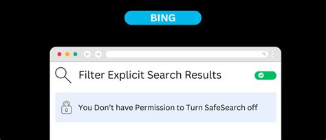 Enforcing Bing Safesearch Tech Lockdown