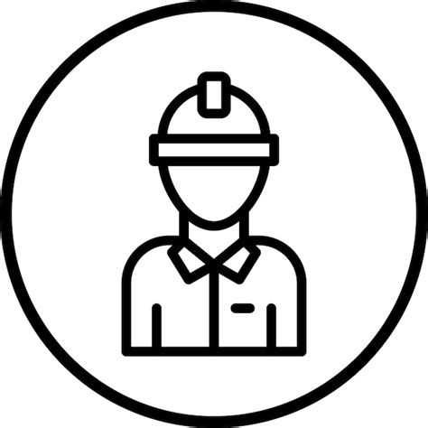 Premium Vector Worker Icon Style
