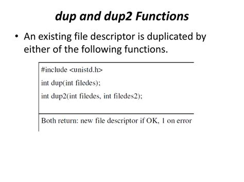 File Structure Related System Calls Ppt Download